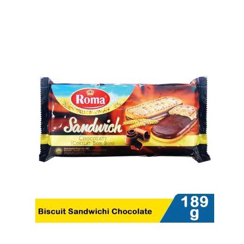 Jual roma sandwich coklat 189gram | Shopee Indonesia