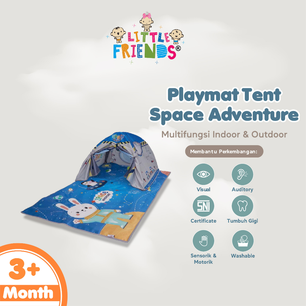 Jual Playmat Tent Adventure - Matras Bermain Anak dan Bayi Little ...
