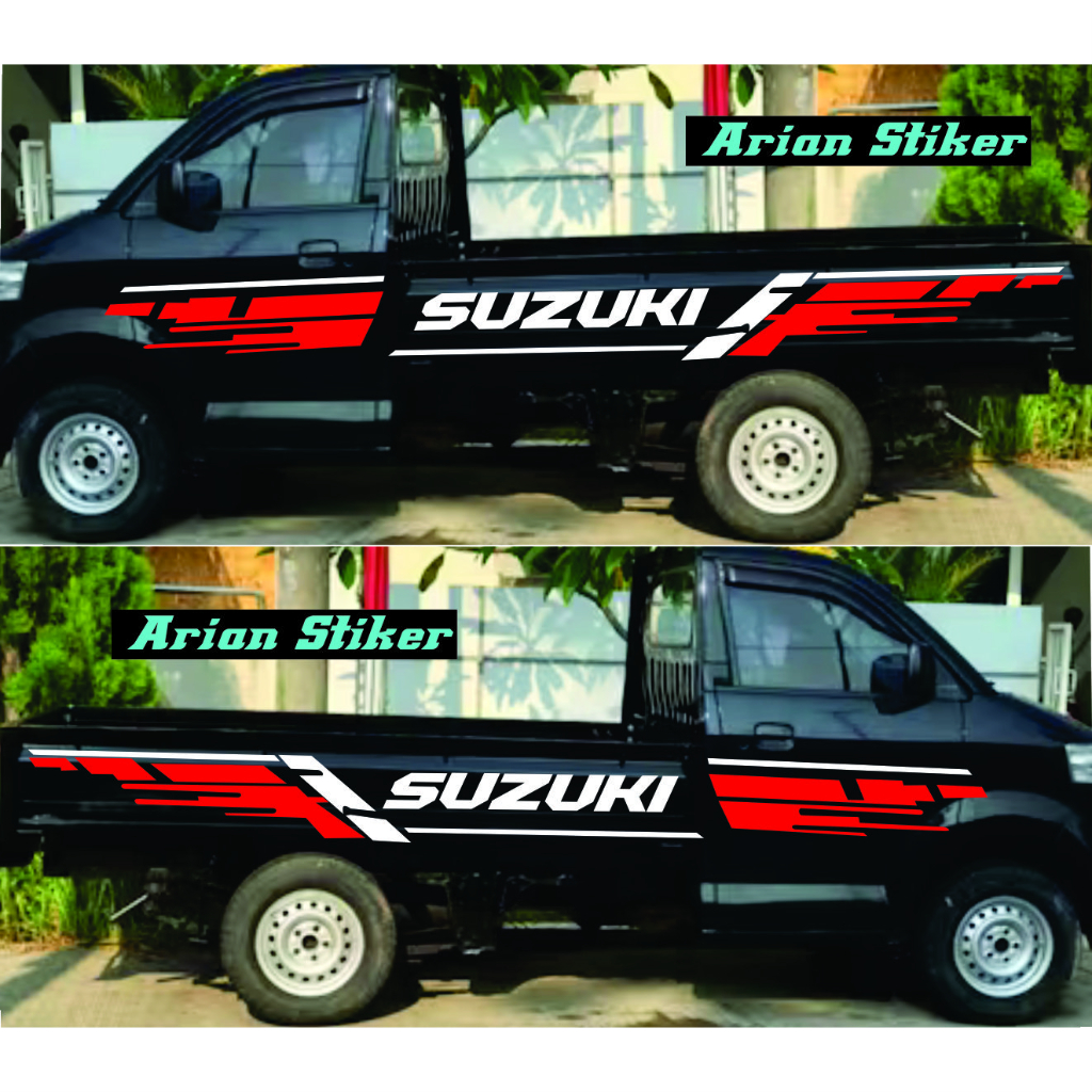 Jual Cutting Stiker Mobil Pickup Apv Striping List Suzuki Stiker Mobil ...