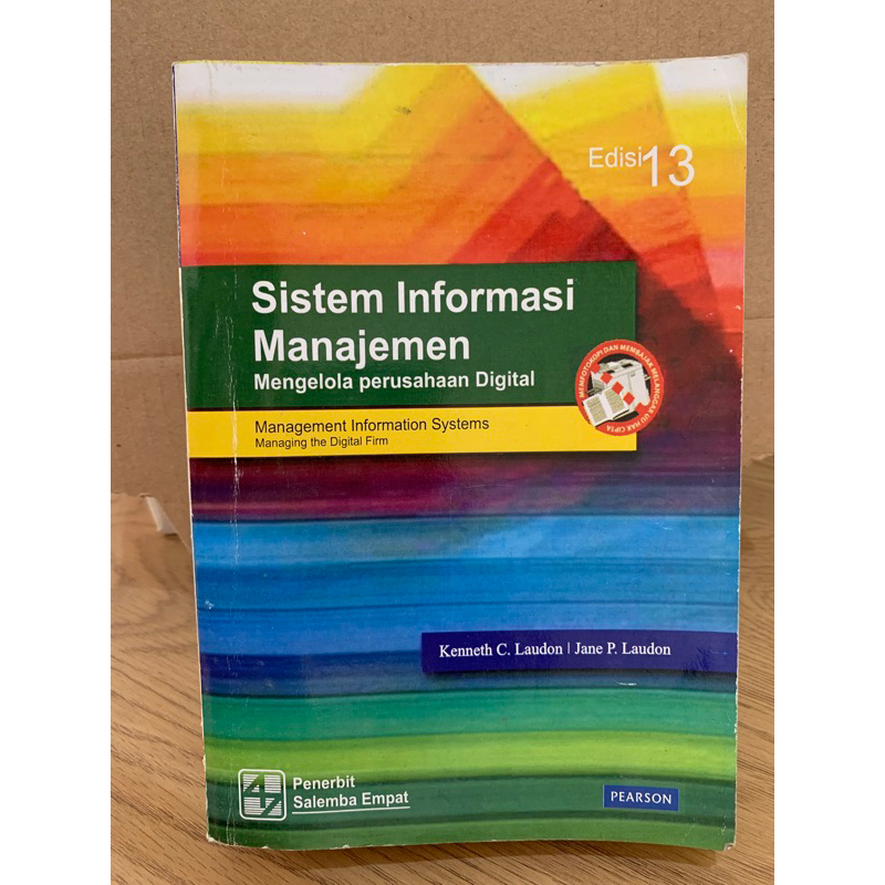 Jual Sistem Informasi Manajemen - Kenneth C. Laudon, edisi 13 (PL ...