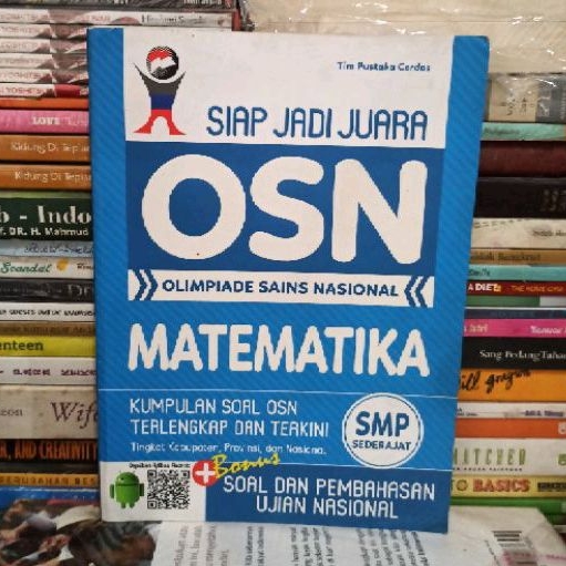 Jual BUKU ORIGINAL SIAP JADI JUARA OSN OLIMPIADE SAINS NASIONAL MATEMATIKA SMP & SEDERAJAT Tim ...