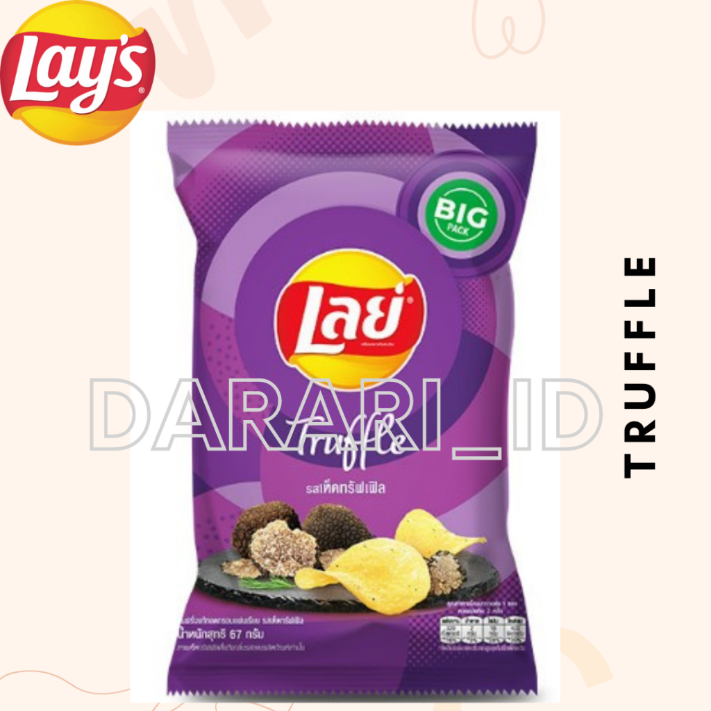 Jual LAYS LAY'S THAILAND BIG PACK POTATO CHIPS TRUFFLE CHEESE THAILAND ...
