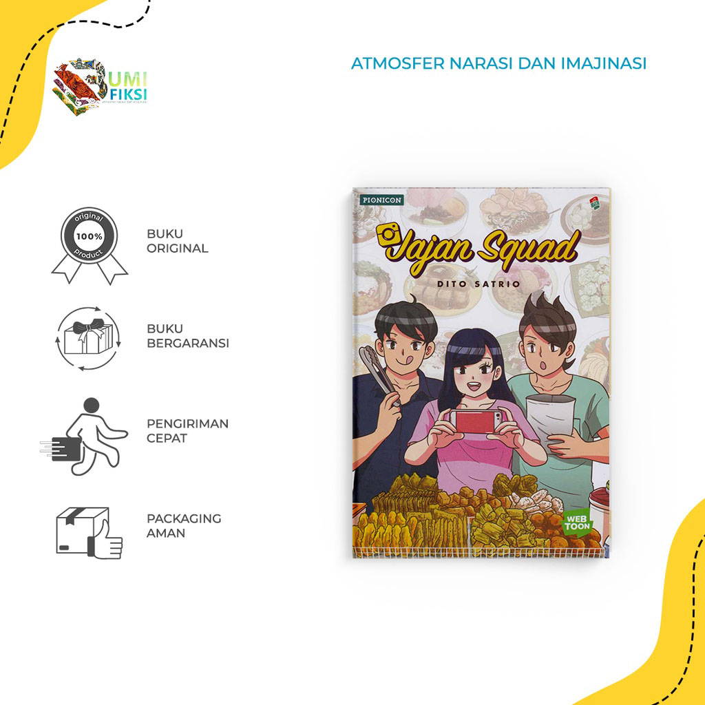 Jual Buku Komik - Jajan Squad - Dito Satrio - Bukune - Bumifiksi | Shopee Indonesia