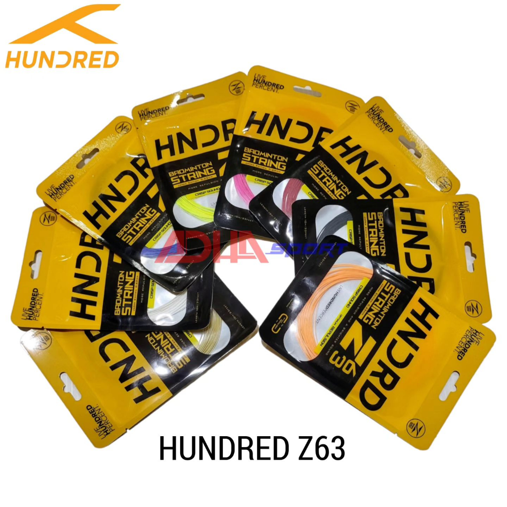 Jual String Raket Badminton Senar Hundred Z63 / 63Z Bulutangkis ...