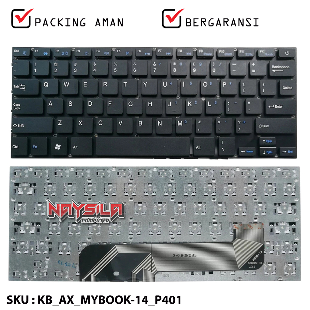 Jual Keyboard AXIOO MyBook 14 P401 ANQ, MyBook 14 Plus P401 | Shopee Indonesia