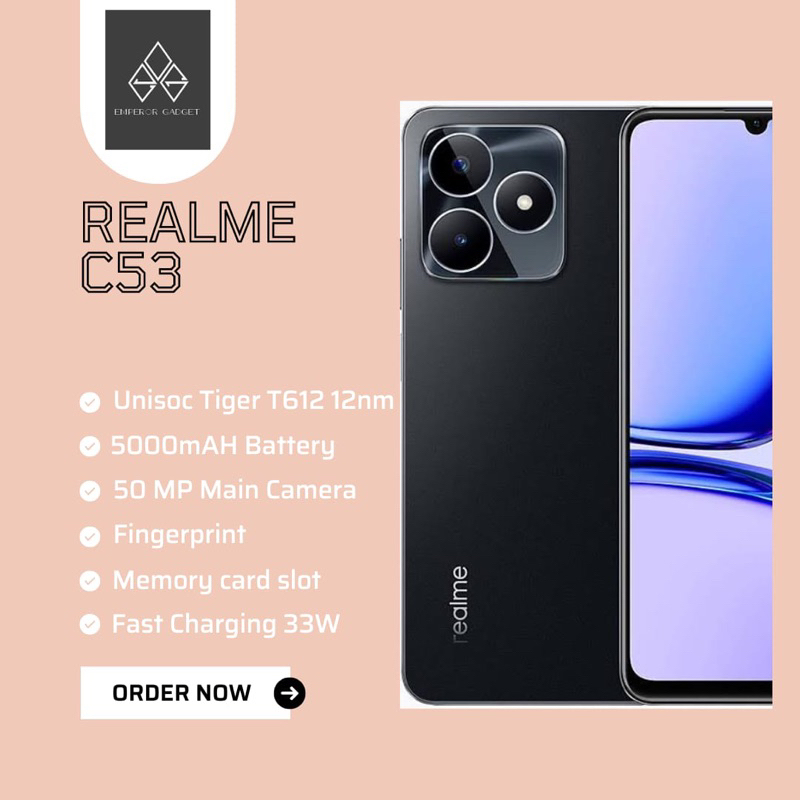 Jual Realme C53 NFC Ram 6/128 GB Garansi Resmi | Shopee Indonesia