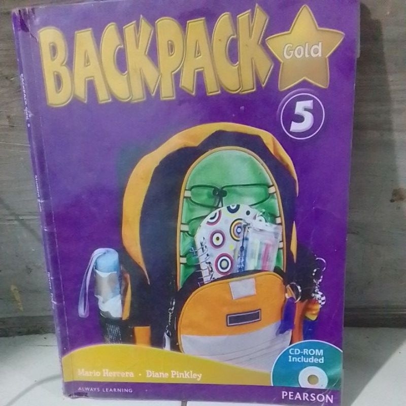 Jual BACKPACK GOLD 5 student book + cd BAHASA INGGRIS KELAS 5 PENERBIT ...