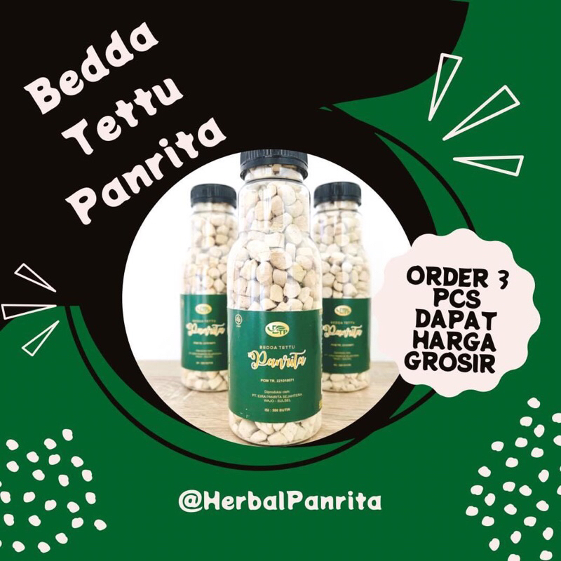 Jual PAKET 3 BOTOL Bedda Tettu Panrita | Shopee Indonesia