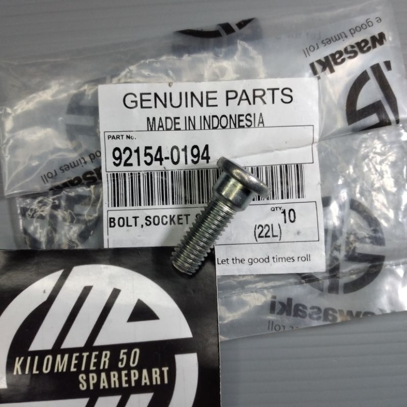 Jual BAUT STEP FOOTSTEP KAWASAKI NINJA 150 R SERIES ORIGINAL KAWASAKI ...