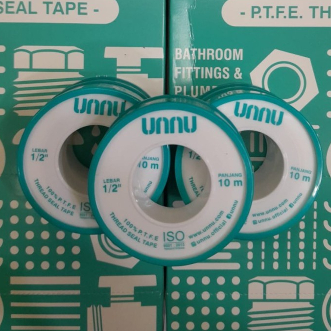 Jual Seal tape Unnu sealtape siltip unnu lakban putih pipa air isolasi ...