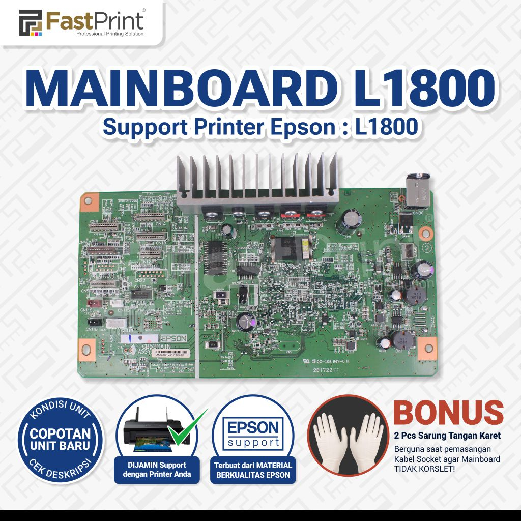 Jual Mainboard Motherboard Logic Board Printer Epson L1800 | Shopee ...