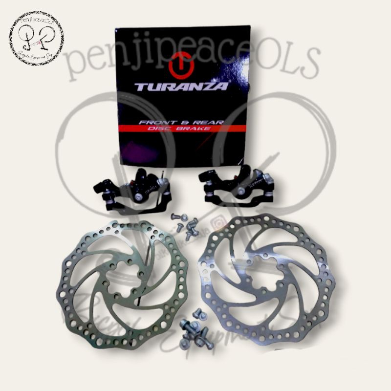 Jual discbrake set Mechanical Brake Caliper rem cakram sepeda diskbrake ...