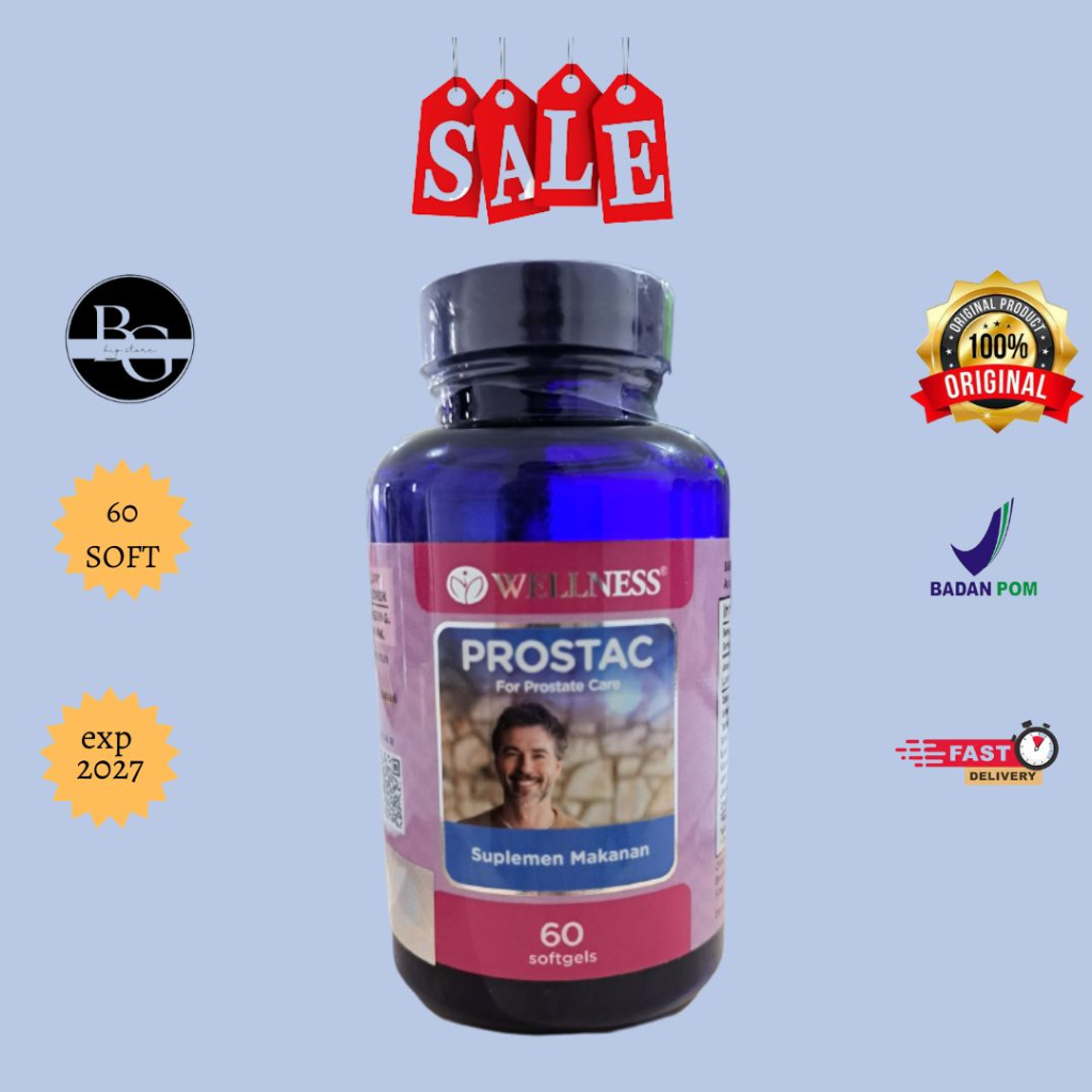 Jual Wellness Prostac 60 Softgels Vitamin Suplemen Untuk Prostat Dan ...