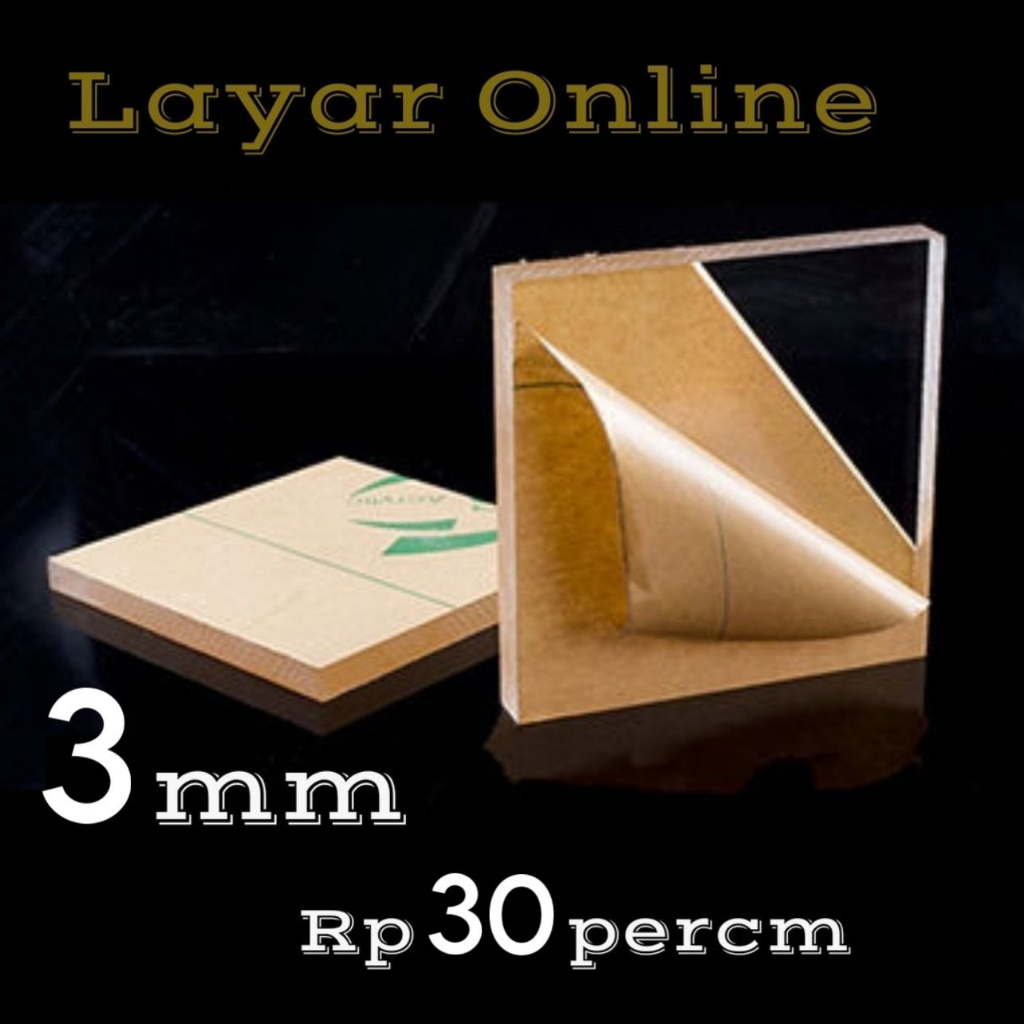 Jual Acrylic Bening 3mm Rp 30 Akrilik Lembaran Potongan Custom | Shopee ...