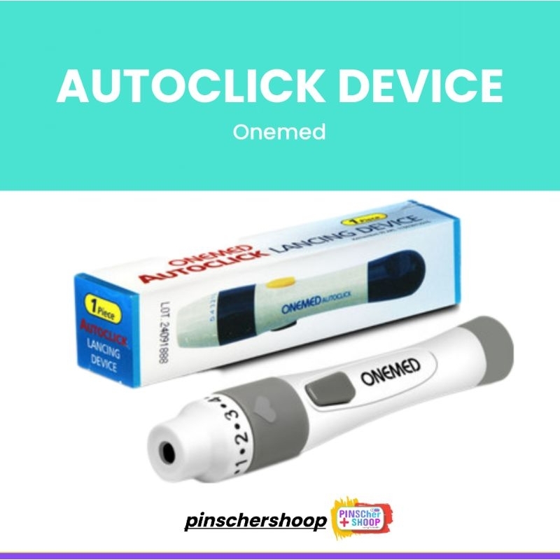 Jual Autoclick Lancing Device Pena Lancet Onemed | Shopee Indonesia