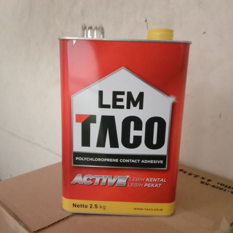 Jual LEM TACO ACTIVE 2.5kg Galon | Shopee Indonesia