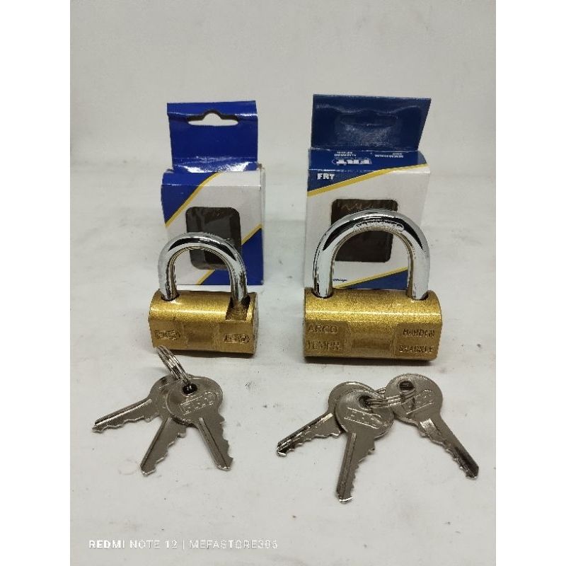 Jual Gembok Pagar Kuningan Model viro /Gembok Bulat Frt | Shopee Indonesia