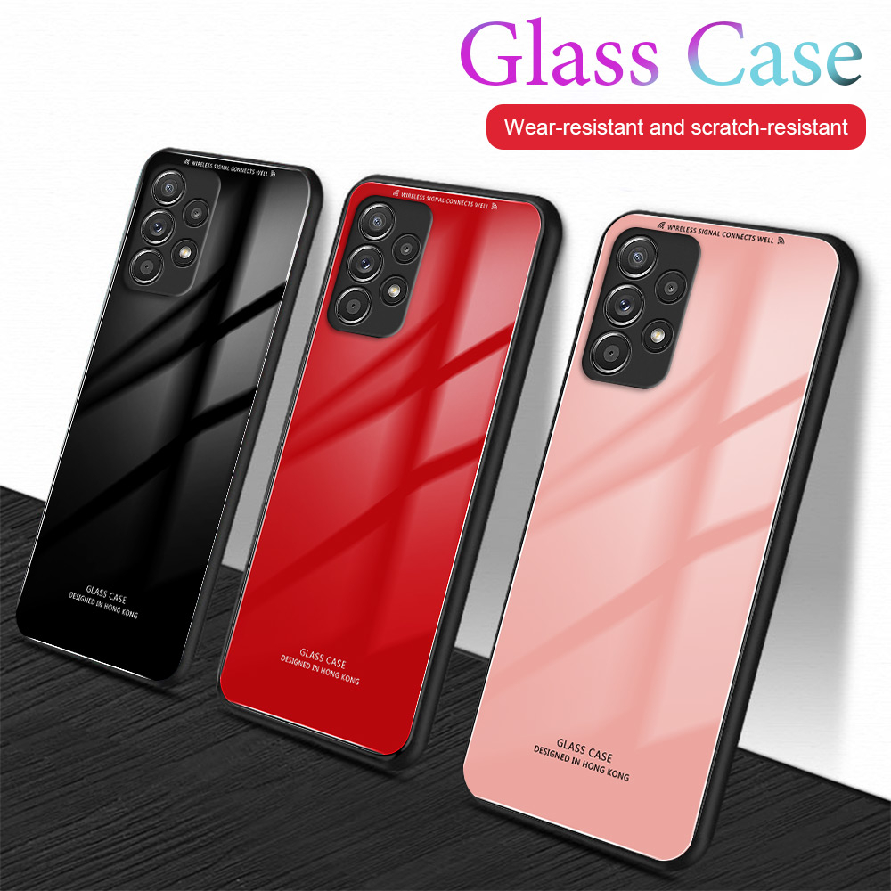 Jual Case Samsung A13 A23 A33 A53 A73 Glass Case MIROR HARD Tempered ...