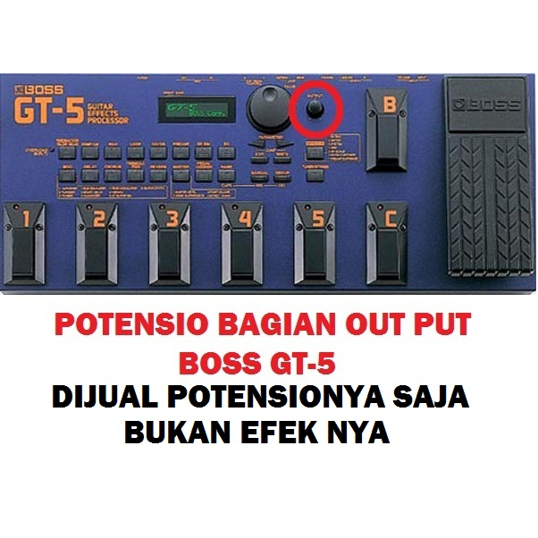 Jual Potensio Out Put OutPut BOSS GT-5 GT5 | Shopee Indonesia
