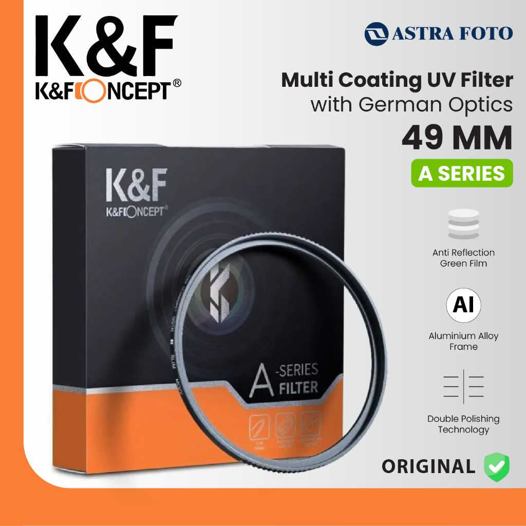 Jual KNF Concept Filter MC UV Multi Coating A Series 49mm 52mm 46mm K&F - 46mm | Shopee Indonesia