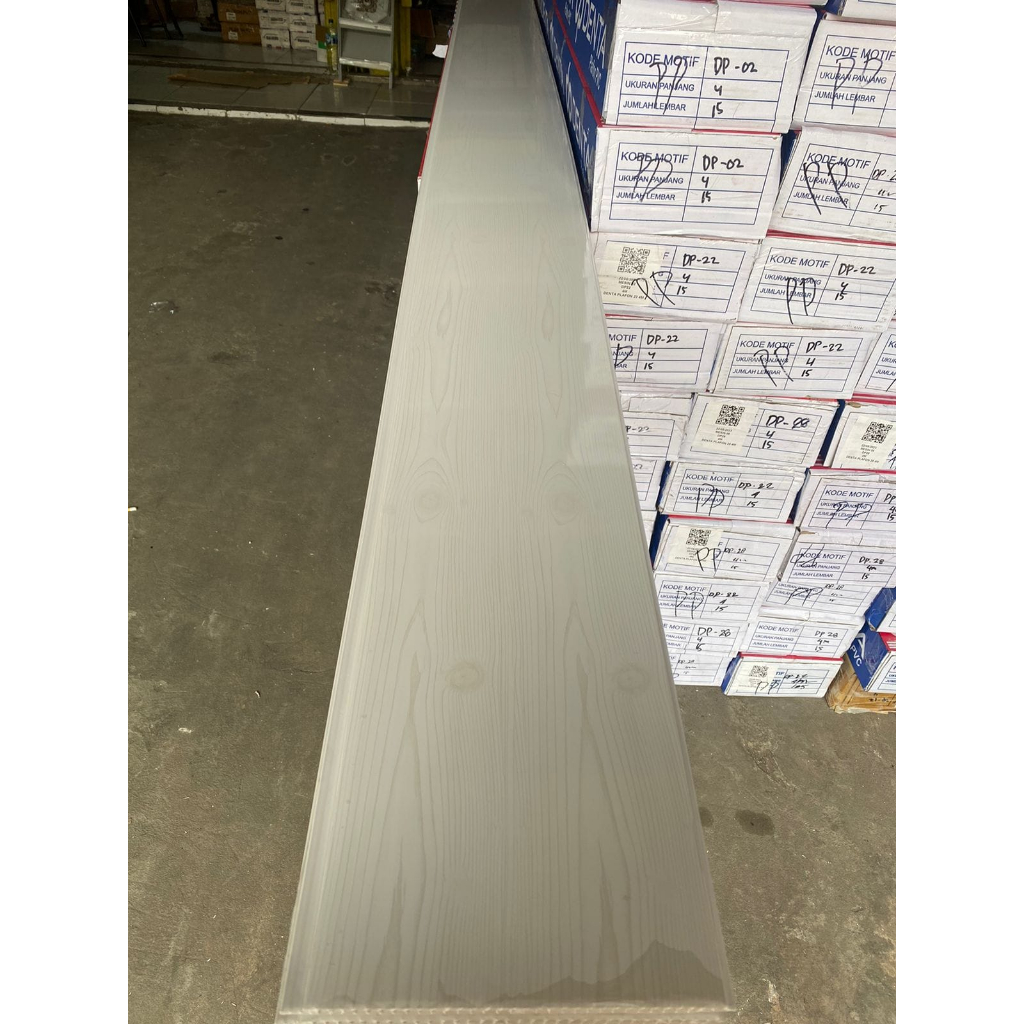 Jual Plafon pvc putih serat kayu glossy wood 1 maihome | Shopee Indonesia