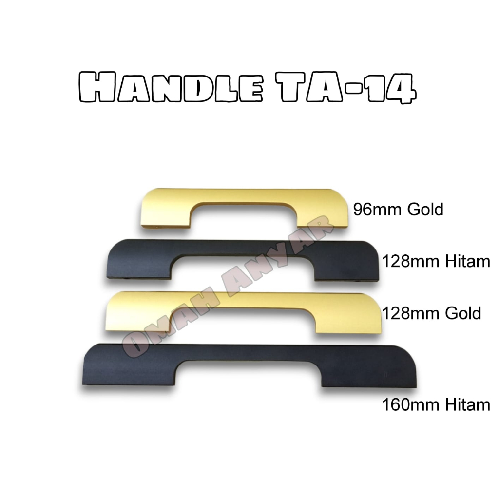 Jual Handle Aluminium Pegangan Tarikan Laci Lemari Mebel Kitchen Set ...