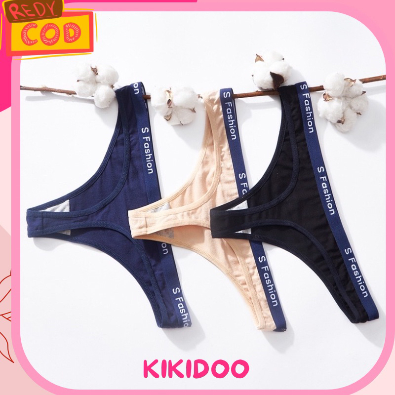 Jual Kikidoo G string sexy Katun fashion Celana dalam cewek sexy C34 ...