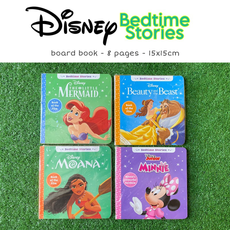 Jual Disney bedtime stories board book minnie mouse belle cinderella ...