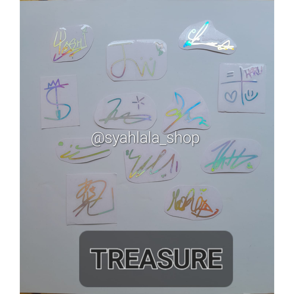 Jual STIKER HOLOGRAM TTD TREASURE STIKER TANDA TANGAN HOLOGRAM TREASURE stiker holo tanda tangan ...