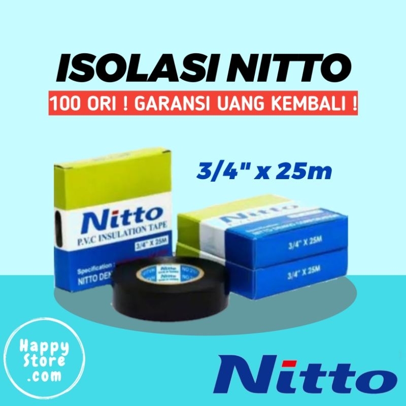 Jual Isolasi Listrik ORIGINAL NITTO NITO | Shopee Indonesia