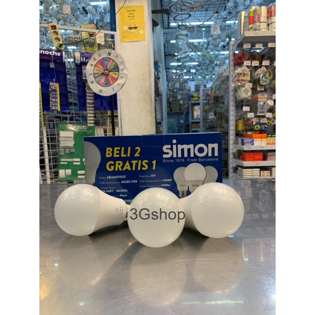 Jual BOLA LED VALOR 11W SIMON FAMILY PACK | Shopee Indonesia