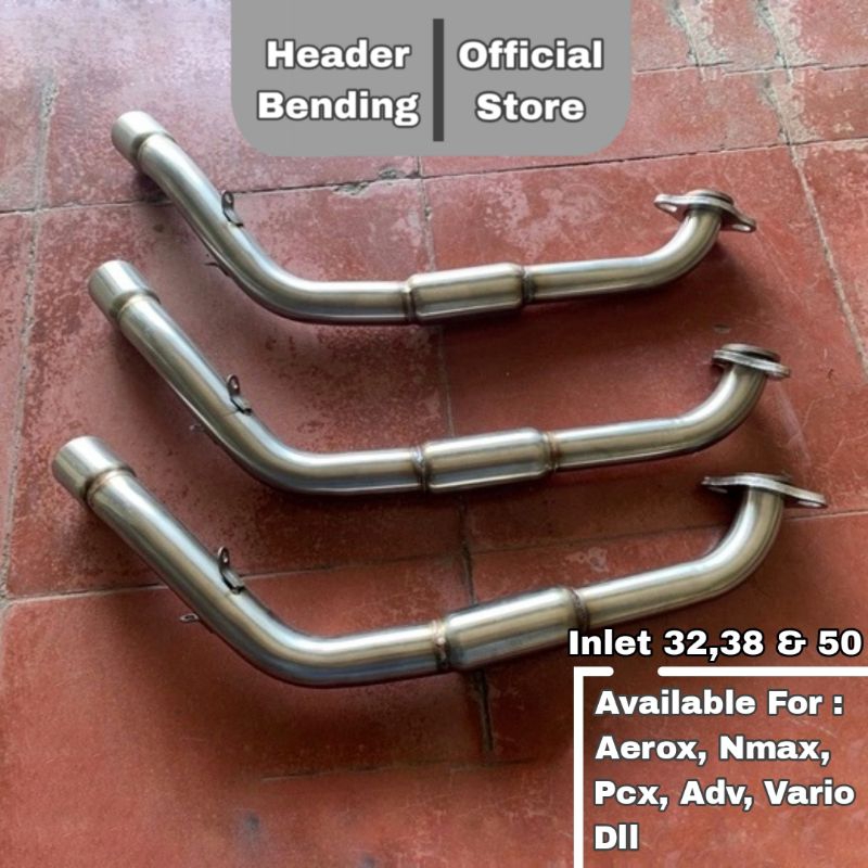 Jual Header Leher Aerox New / Pipa Leher Aerox old / header Lexi ...