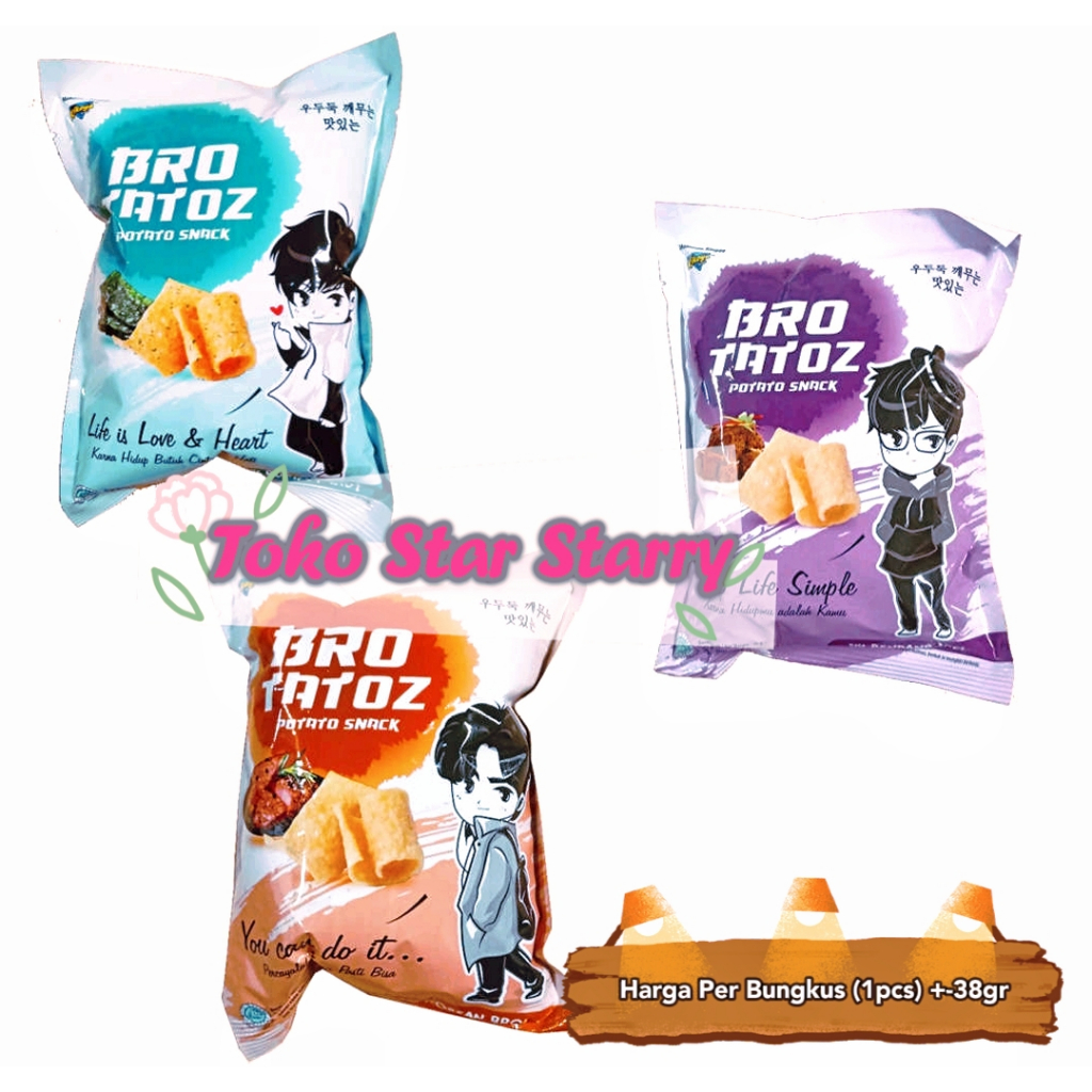 Jual [Per Pcs] Aneka Snack Brotatoz 38gr Snack Kentang Snack Kentang ...