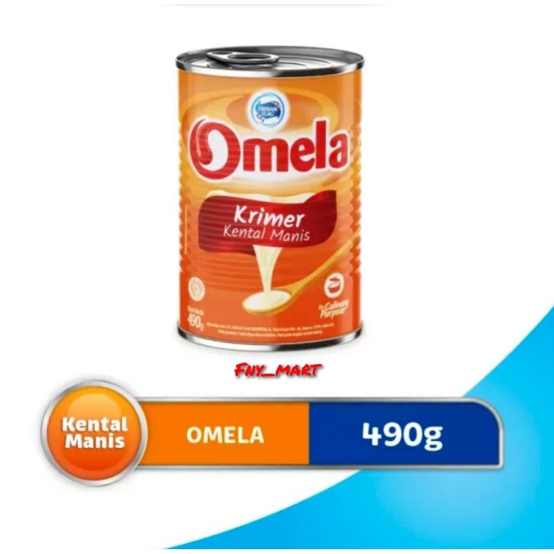 Jual OMELA Krimer Plain Kaleng 490g / Frisian Flag Omela Krimer Kental ...