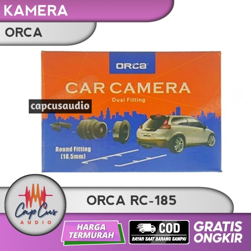 Jual KAMERA PARKIR MUNDUR ORCA DUAL FITTING RC 185 / KAMERA PARKIR MOBIL | Shopee Indonesia