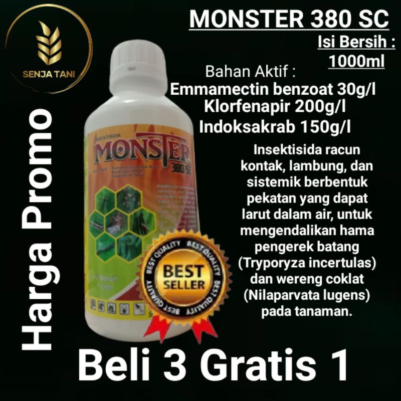 Jual Insektisida Monster 380SC/ 1LILTER/Beli 3 gratis 1 | Shopee Indonesia
