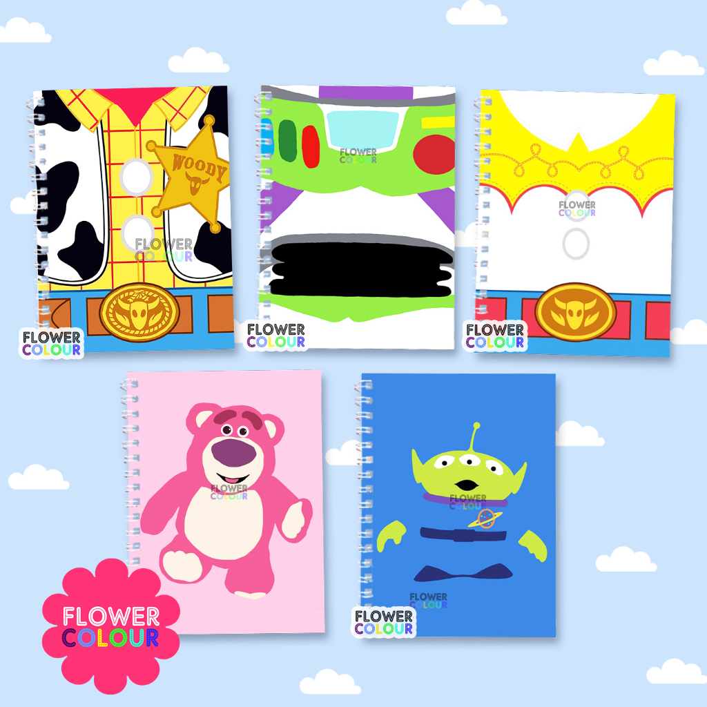 Jual Notebook Ring | Buku Catatan Karakter Toys Story Woody Buzz ...