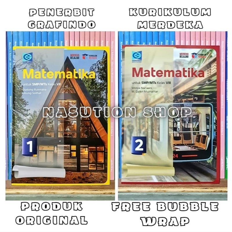 Jual Buku Matematika Kelas 1 2 / 7 8 SMP/MTs Grafindo Kurikulum Merdeka Original | Shopee Indonesia