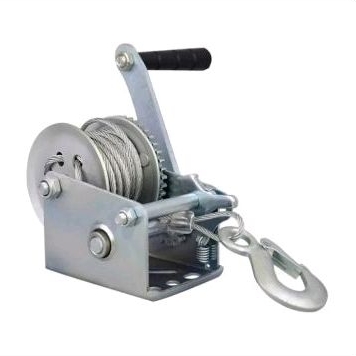 Jual hand winch 800 lbs sling baja katrol kerekan manual gear wire rope ...