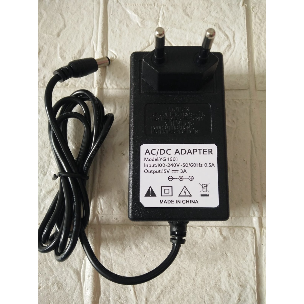 Jual AC/DC ADAPTER BUAT speaker dat DT-1810 / dat DT1810 JUMBO eco+ ...