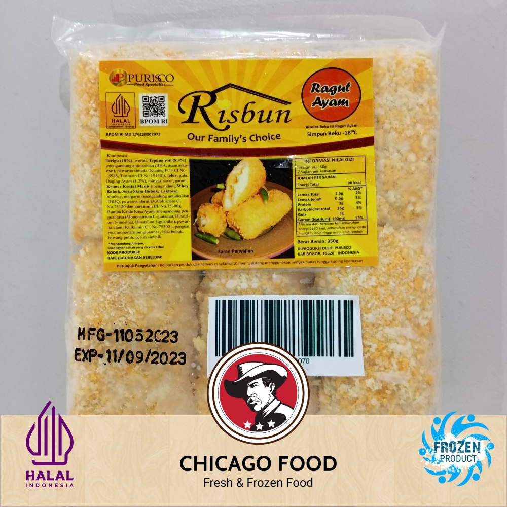 Jual Risol Risbun isi Ragout Ayam/Ragout Daging/Smoked Beef Mayo/Ayam ...