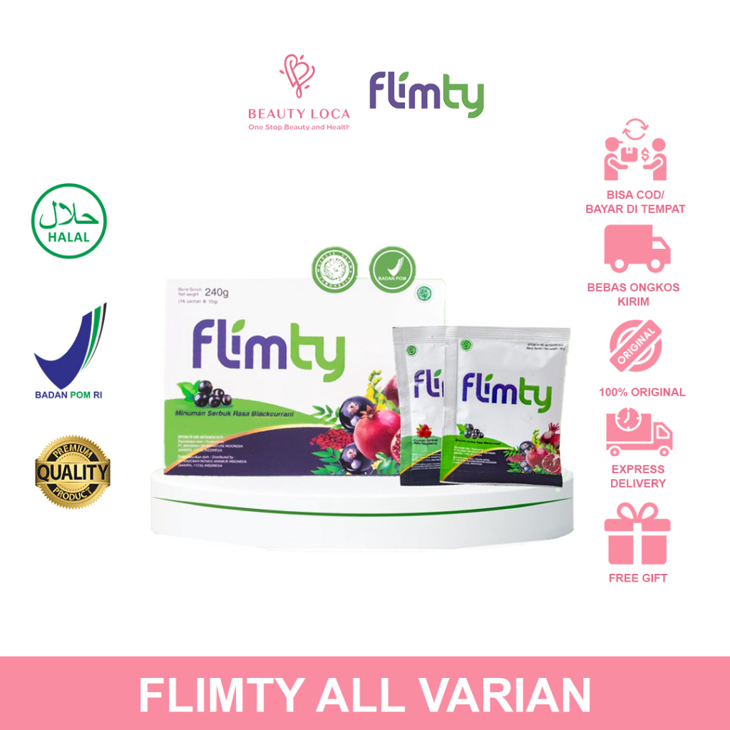 Jual Flimty Fiber - 1 Box isi 16 sachet Antioksidan | Fit Slim and ...