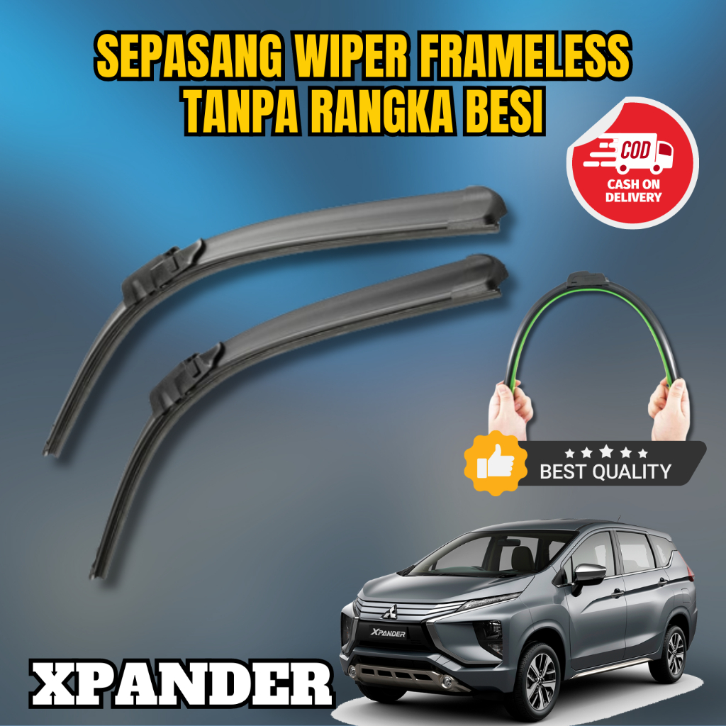 Jual Wiper Frameless Mobil Mitsubishi XPANDER Sepasang Satu Set 26 16 ...