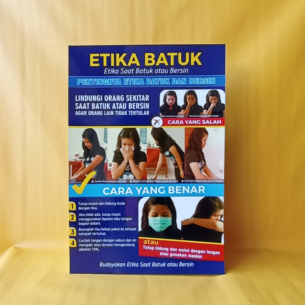 Jual Poster Etika | Poster Etika Saat Batuk | Poster Kesehatan | Poster ... Jual Poster Etika | Poster Etika Saat Batuk | Poster Kesehatan | Poster ...