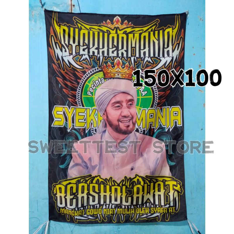 Jual TERLARIS + DESAIN TERBARU FREE STIKER BENDERA SYEKHERMANIA ...