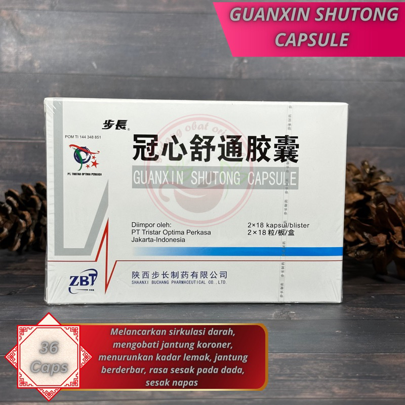 Jual Guanxin Shutong Capsule - Untuk sakit jantung dan lemak darah ...