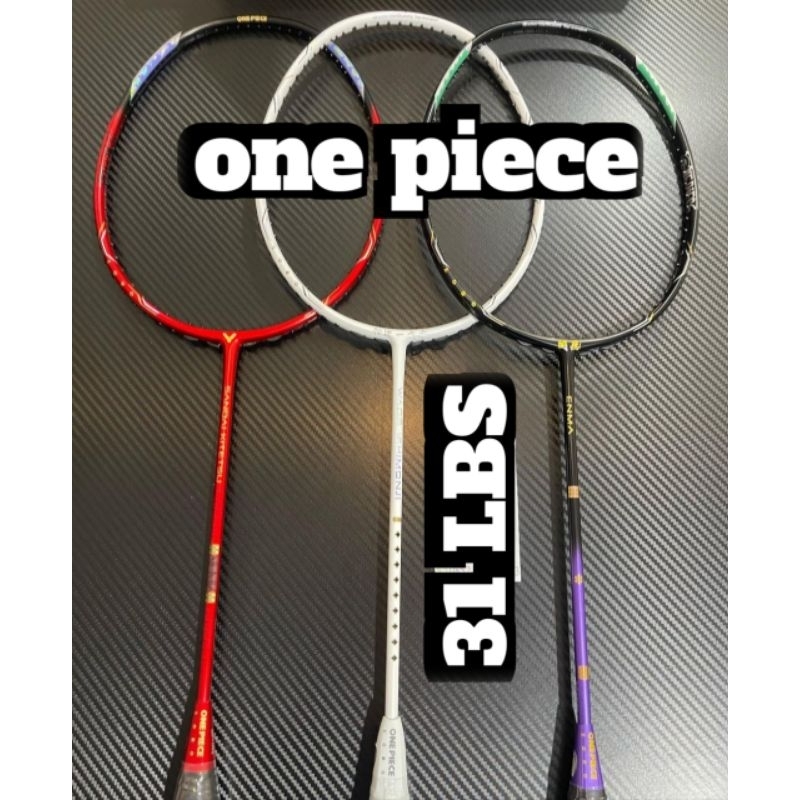 Jual RAKET BADMINTON ONE PIECE ZORO 31 LBS FREE TAS GRIP | Shopee Indonesia