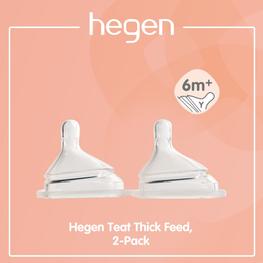 Jual Hegen Teat Thick Feed - 2 - Pack (for thickened liquids) | Shopee ...