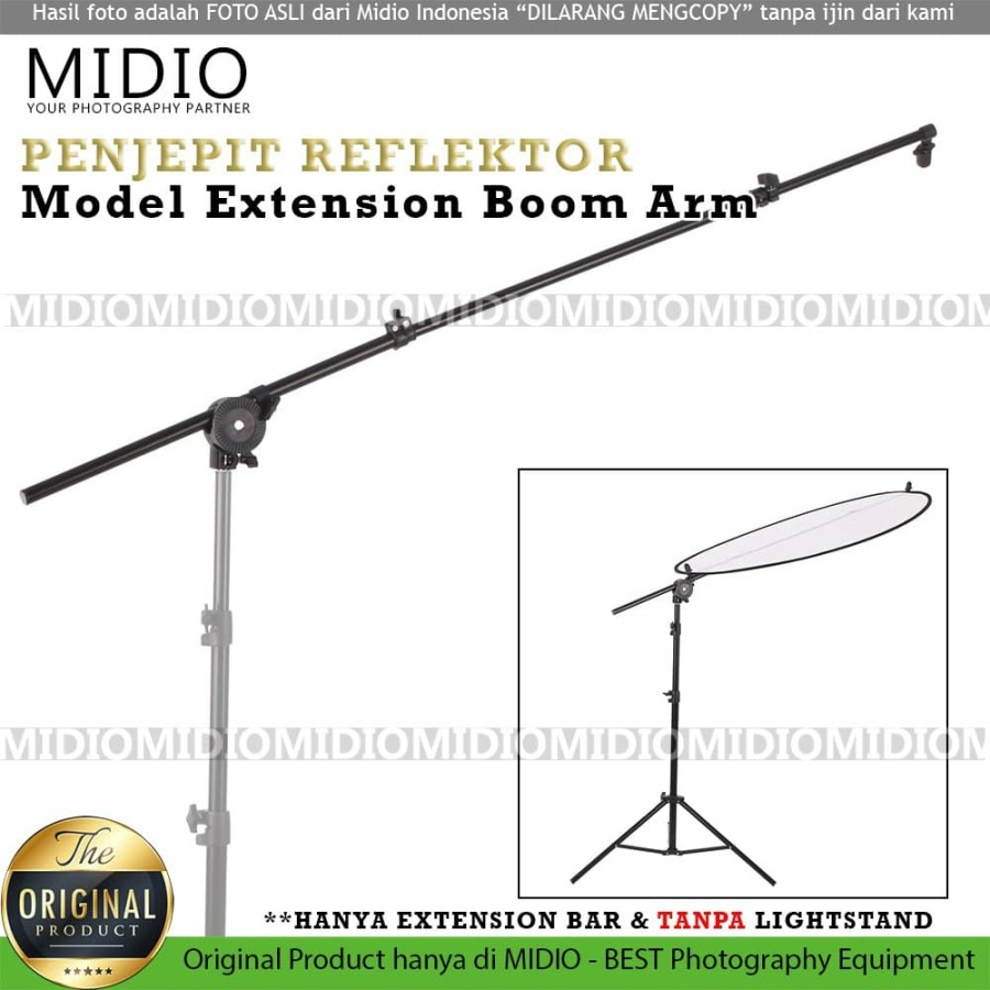 Jual Midio Penjepit Reflektor Boom ARM Dual Reflector Holder | Shopee ...