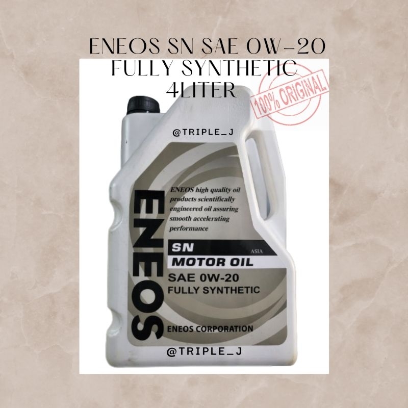 Jual Oli Mobil ENEOS 0w-20 SN 4 Liter | Shopee Indonesia
